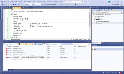 masm assembly language write a general purpose program that correct
