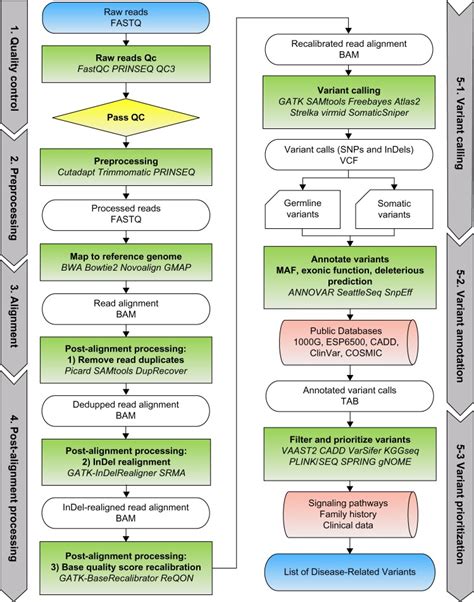 A General Framework Of Wes Data Analysis Five Major Steps Are Shown