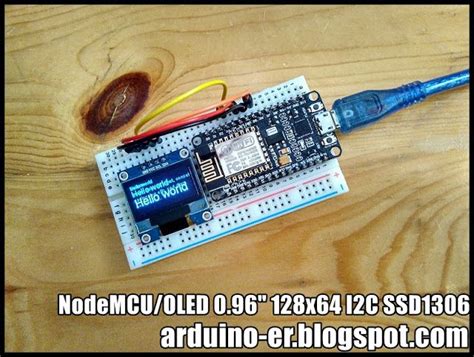 arduino er nodemcu esp8266 oled 0 96 128x64 i2c ssd1306 usando a