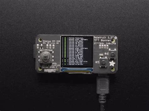 overview adafruit 1 3 color tft bonnet for raspberry pi adafruit