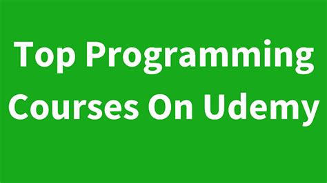 top programming courses on udemy c java php programming source code