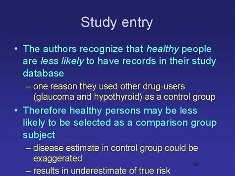Epidemiology Module 3 Systematic And Random Error Biases