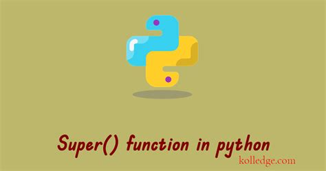 super function in python