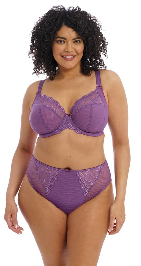 Elomi Charley Underwired Plunge Moulded Bra Pansy