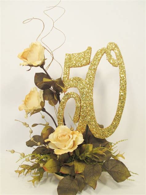 10th 20th 30th 40th 50th 60th 70th 80th Or 90th Anniversary Centerpiece