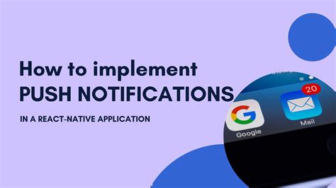how to implement push notifications in a react native mobile app