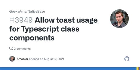 allow toast usage for typescript class components · issue 3949