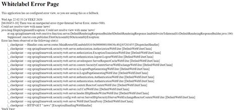 java freemarker and webflux errors stack overflow