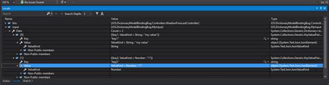 asp core 3 1 dictionary model binding error · issue