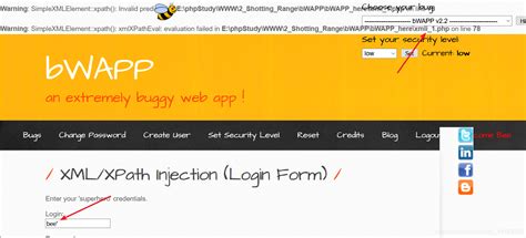 bwapp之xpath注入 bwapp xpath ~echo的博客 csdn博客