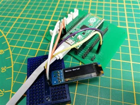 raspberry pi pico 6 oled display betreiben technik blog