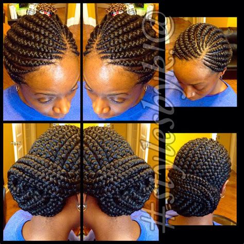 Ghana Cornrows With Xpressions Braiding Hair African Braids Hairstyles