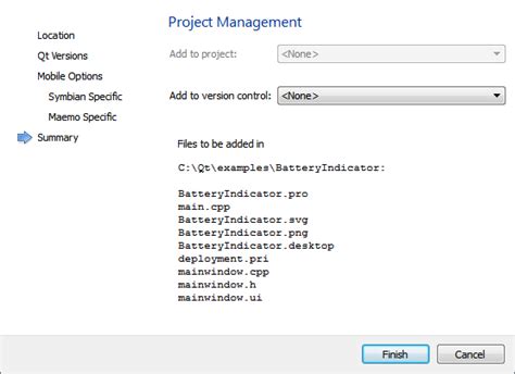 qt creator creating a qt widget based mobile application