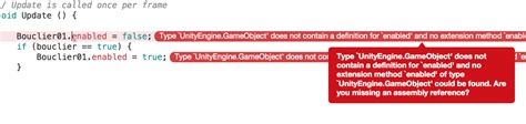 c enable disable a gameobject component from a script [unity3d