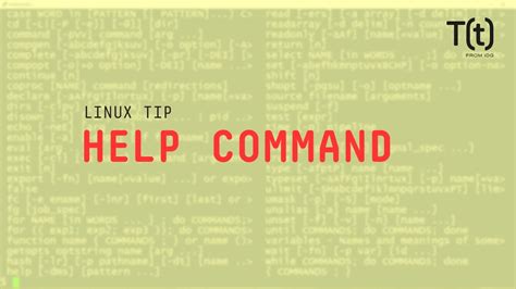 how to use the help command 2 minute linux tips youtube