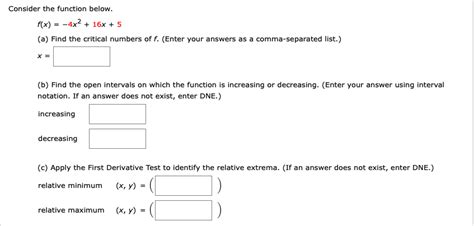 Answered Consider The Function Below F X … Bartleby