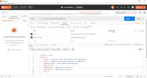 laravel 6 rest api with passport authentication for blog application