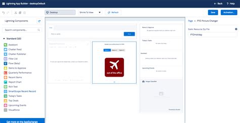 app builder home page