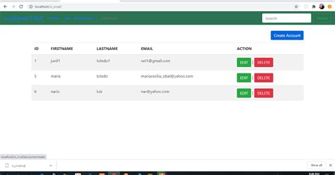 codeigniter 3 crud wtih mysql