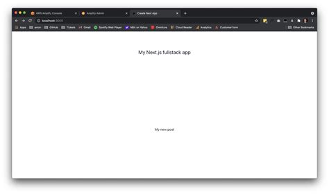 host a next js ssr app with real time data on aws amplify front end