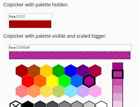 powerful color picker plugin for jquery minicolors free jquery plugins