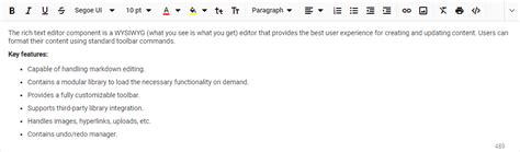 comparison of five javascript rich text editors laptrinhx