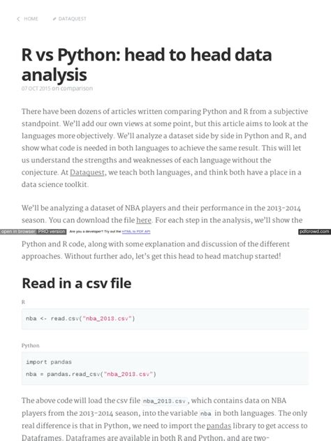 difference between r and python cluster analysis