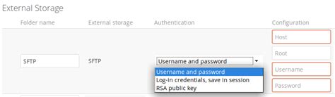 external storage configuration owncloud documentation