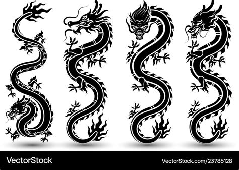 Chinese Dragon Royalty Free Vector Image Vectorstock