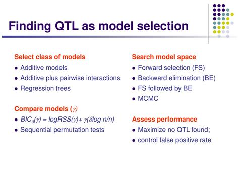 Quantitative Trait Locus Qtl Mapping Ppt Download