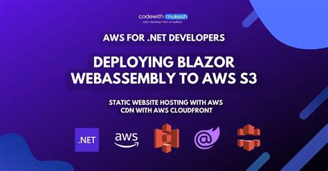 deploying blazor webassembly to aws s3 static website hosting with