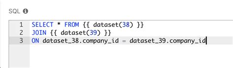 sql error in joining datasets in superset column reference name