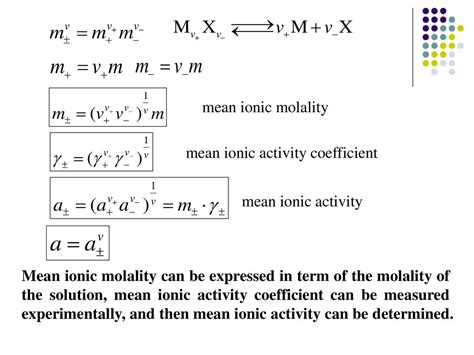 §7 4 Activity And Activity Coefficient Ppt Download