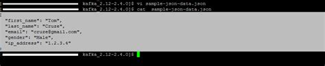 feeding json data to kafka topic using rest proxy geeksforgeeks