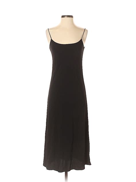 Theory 100 Polyester Solid Black Casual Dress Size 0 87 Off Thredup