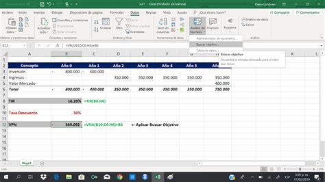 finanzas excel vba sql y algo más matemática