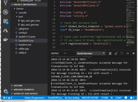 [dps] dps example failed after device upload · issue 534 · microsoft
