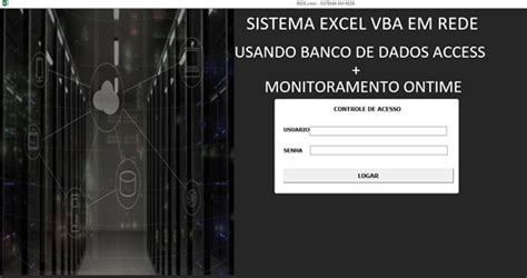 crie sistemas com excel e vba e com banco de dados access sistema que
