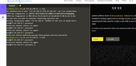unable to ssh to app server kodekloud engineer kodekloud devops