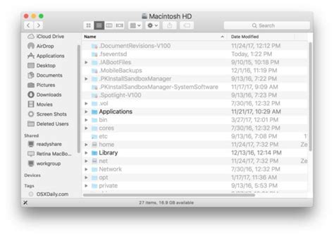 how to show hidden files on macos with a keyboard shortcut