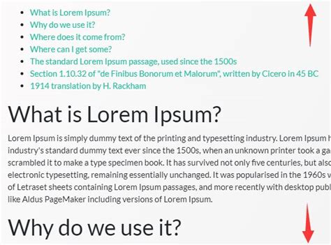 jquery plugin for sticky one page scroll navigation skroll jquery