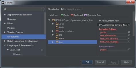 can t remove node modules from excluded folders in webstorm stack