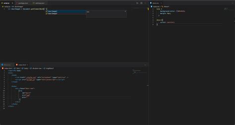javascript html dom autocomplete does not pick up classes and ids