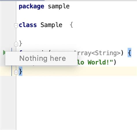 intellij idea kotlin not able to run a main program in a