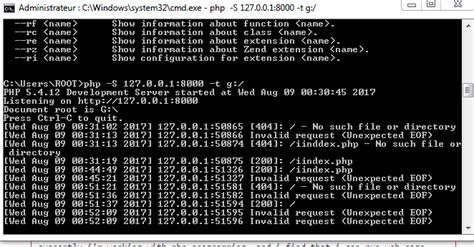 run php as server without apache stack overflow