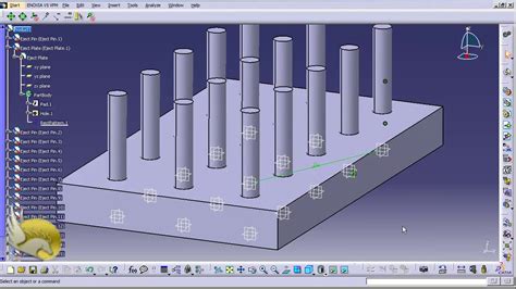 lec 64 assembly using a pattern catia v5 learning beginners