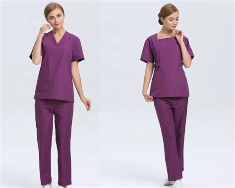 Summer Women Hospital Medical Scrub Clothes Set Dental Clinic And
