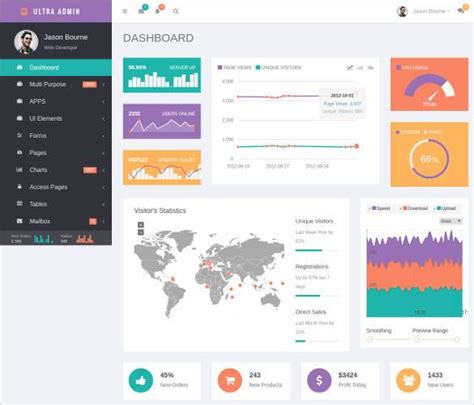 30 bootstrap application themes and templates