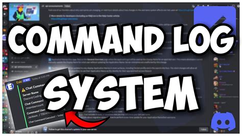 [new] How To Make A Command Logging System For Your Discord Bot