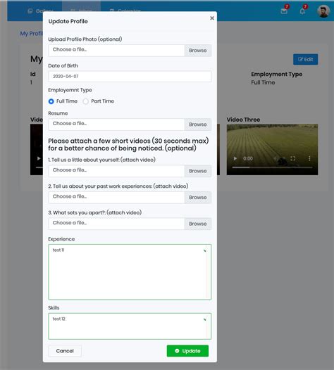 vue js how can i update data in modal using vue js and laravel spa
